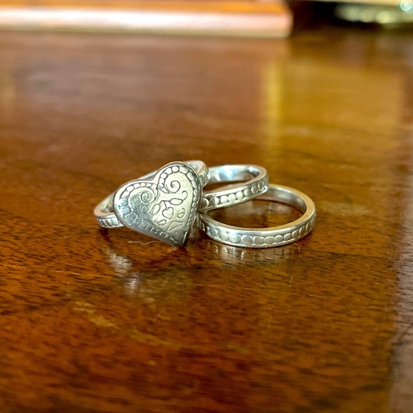 Brighton | Jewelry | Brighton Stacked Rings | Poshmark